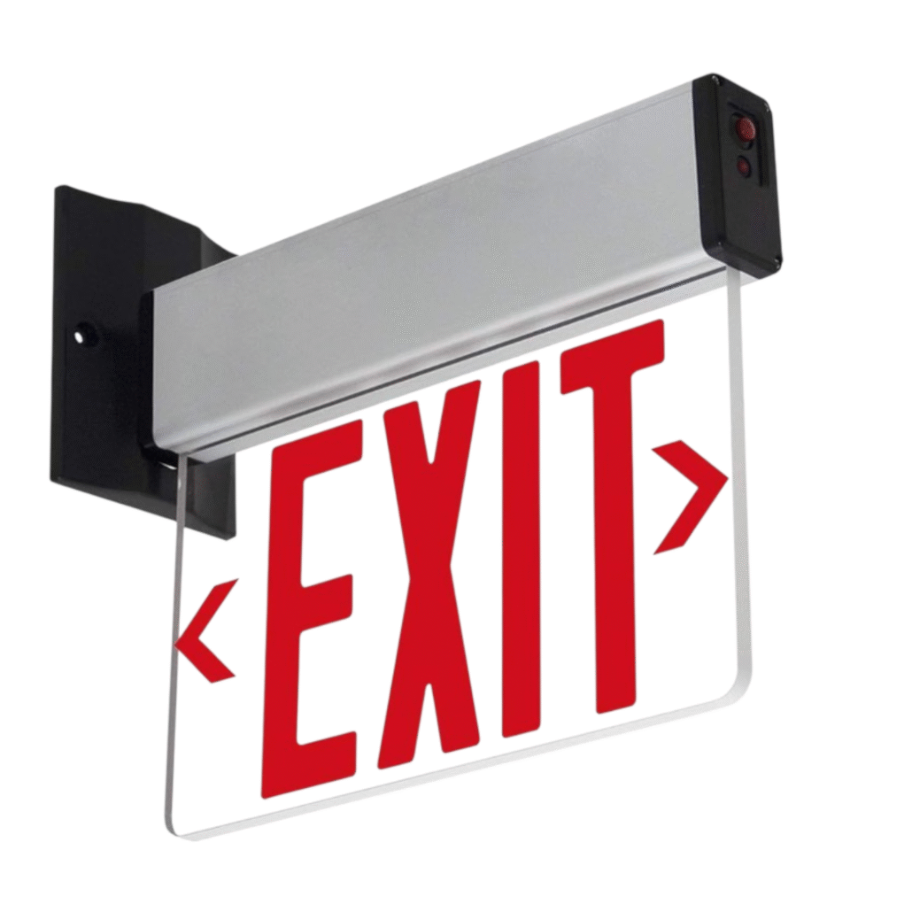Double Sided Acrylic Exit sign 120V–347V