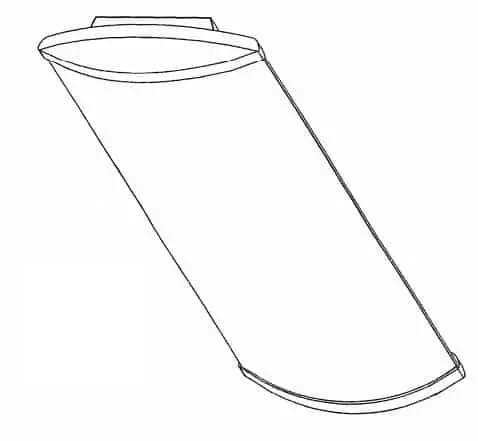 Linear ceiling Puff diffuser | White Smooth Acrylic | 11.563" x 53.875