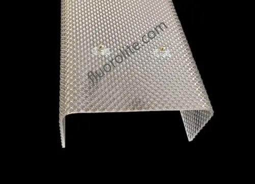 F-2140- 2-Lite Wrap Around | Replacement Light Cover | T8 CLIPS