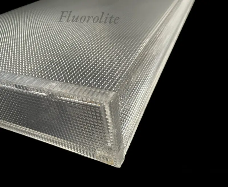 Replacement Ceiling Light Lens | LED/Fluorescent (With End Cap)