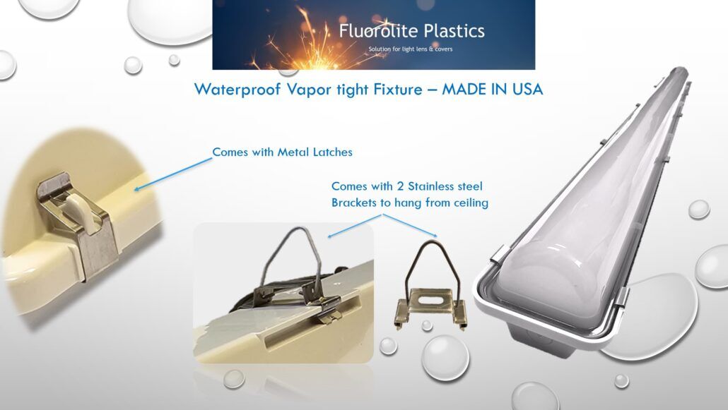 Vapor Tight Fixture Plug & Go | No Installation Required | LED Light