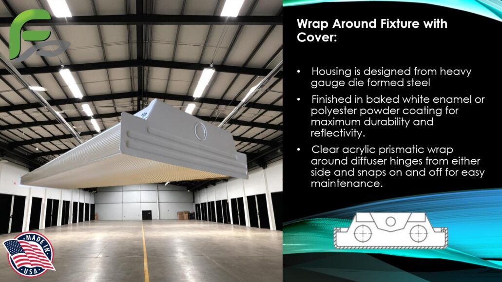 WrapAround Light Fixture | Fluorescent & LED | Series 201