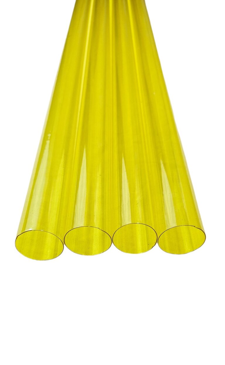 UV Clean Room Yellow Tube Guard Fluorescent & LED Light | T8