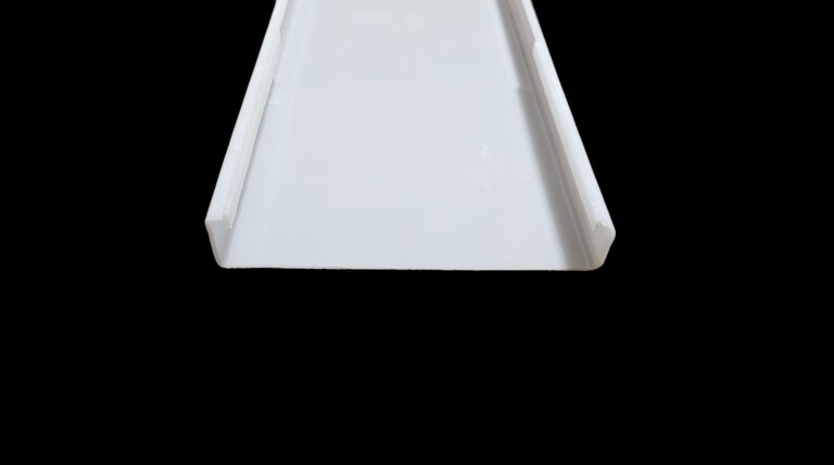 White Prismatic Light Cover | 6 3/4" Wide x 47 5/8" Length x 1 3/8"